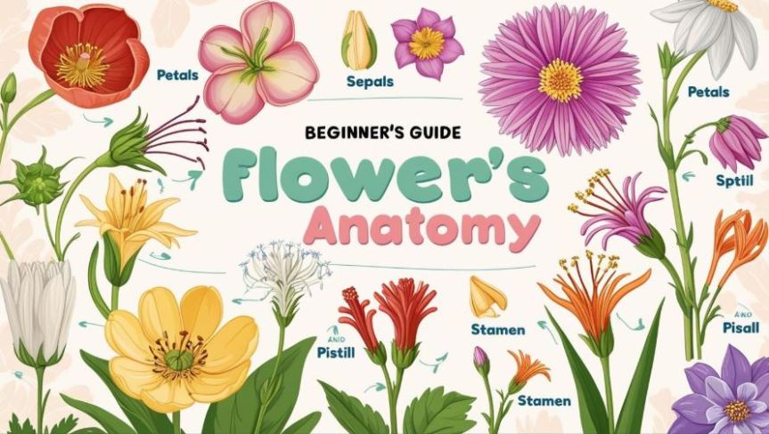 Flower Anatomy: A Beginner’s Guide to Understanding Flowers – Blossoms ...